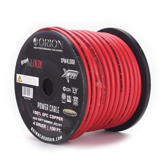 CABLE CALIBRE 4 ORION 100% COBRE OFC AUDIO METRO | Car Audio System
